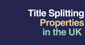 Title Splitting Property - a guide - Bridging Loan Lender